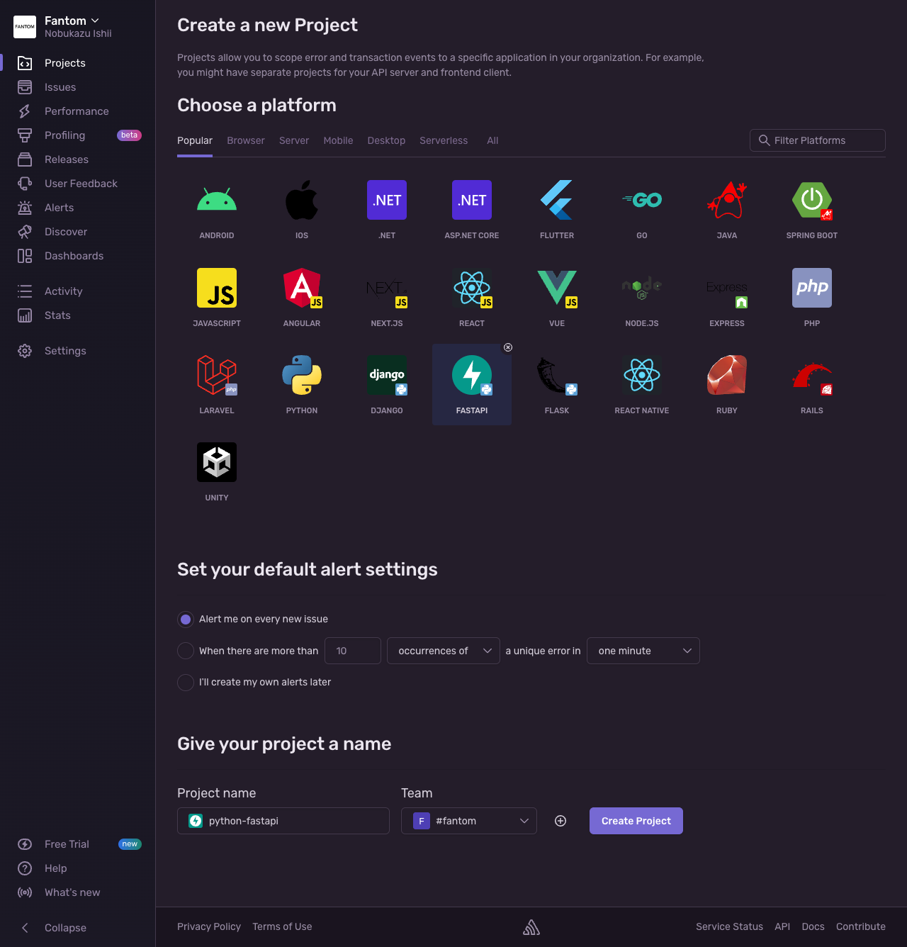 コピペでOK! エラー検知・監視でSentryを導入