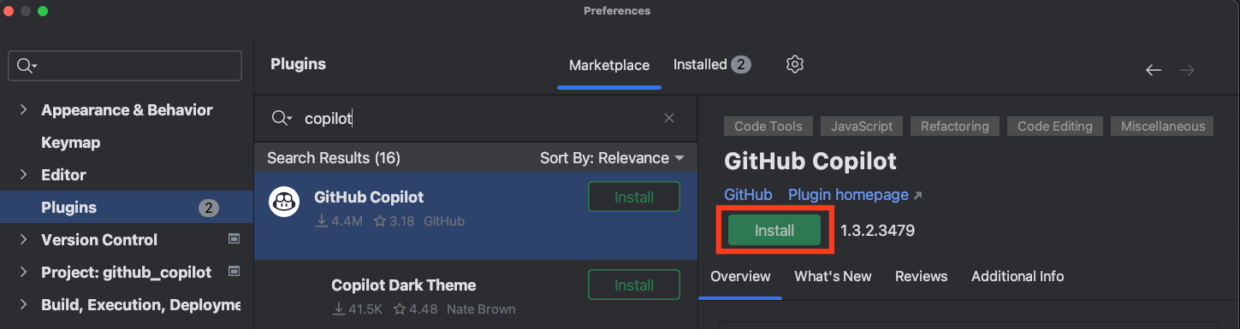 GitHub CopilotをPyCharmで使用するまでの手順